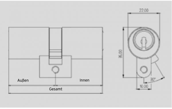 Kaba gemini Doppelzylinder
